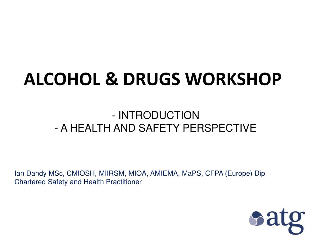 PPT - ALCOHOL & DRUGS WORKSHOP PowerPoint Presentation, free download ...