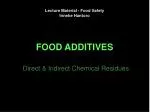 PPT - Food Additives PowerPoint Presentation, free download - ID:2069491
