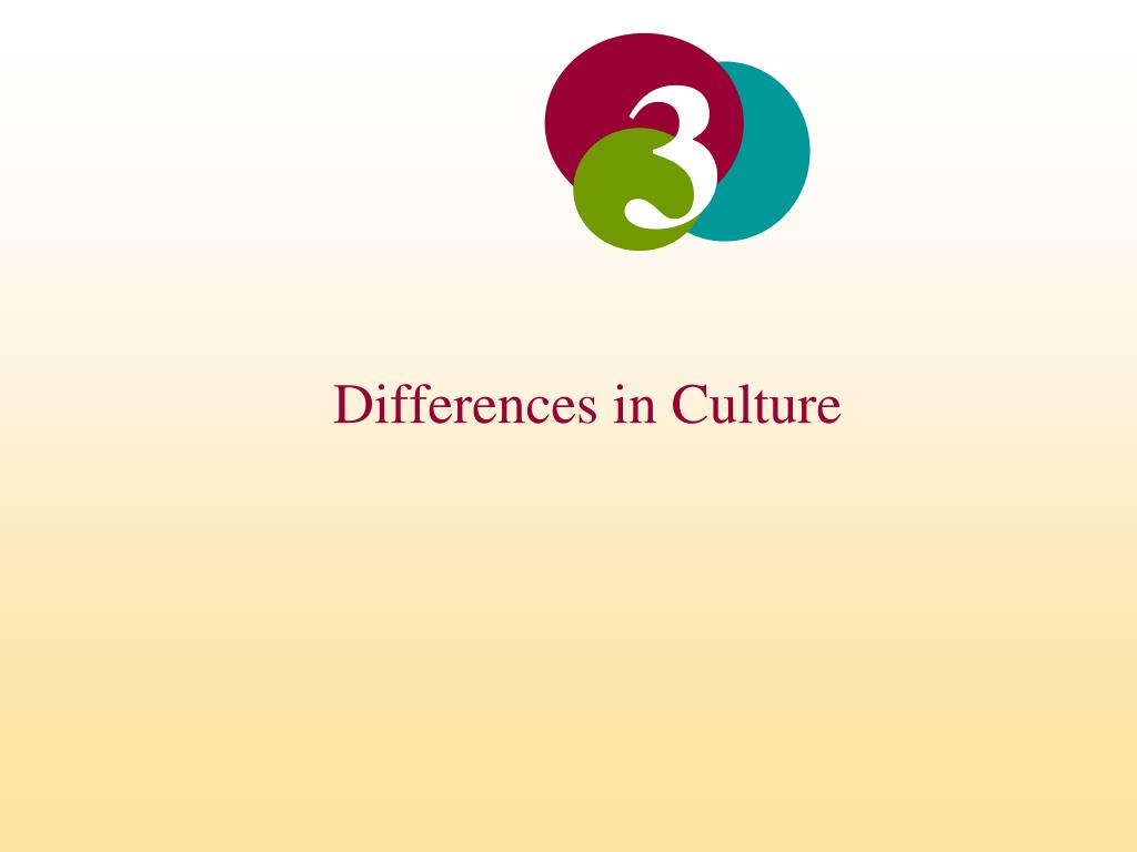 PPT - Differences in Culture PowerPoint Presentation, free download ...