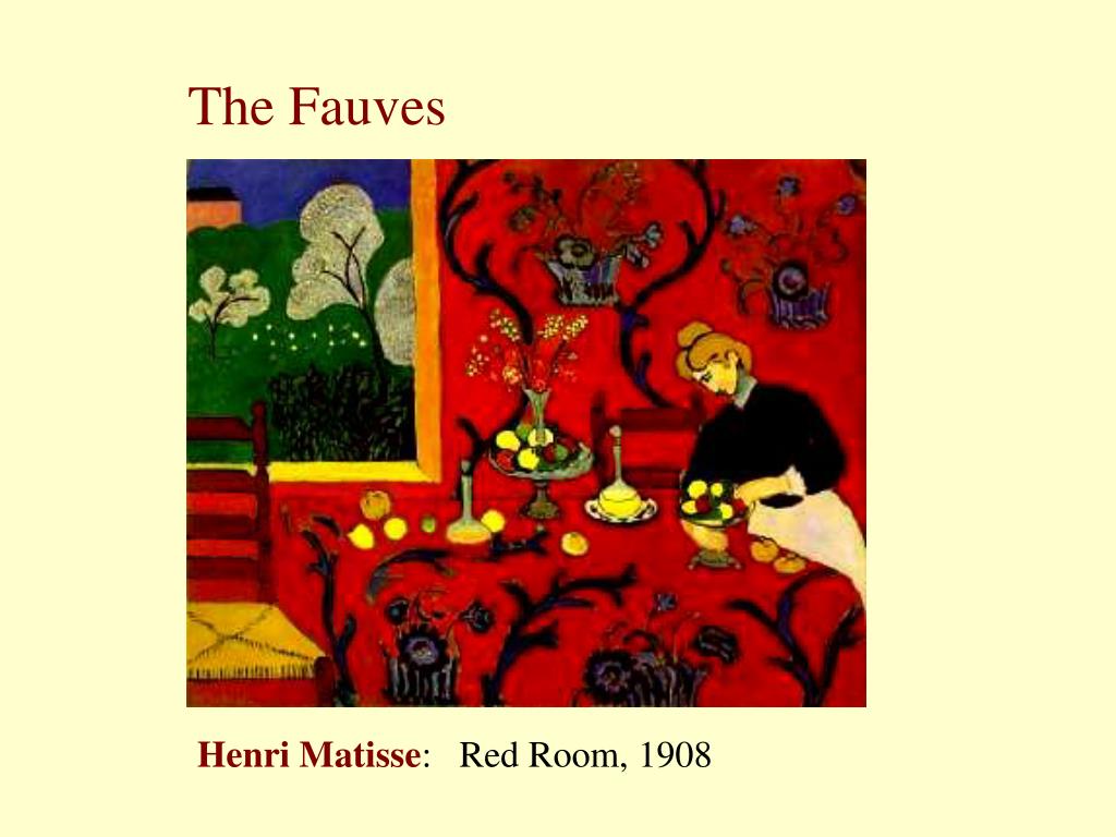 PPT - Henri Matisse : Red Room, 1908 PowerPoint Presentation, free ...