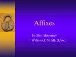 PPT - AFFIXES PowerPoint Presentation, free download - ID:3933803