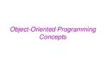 PPT - Object-Oriented Concepts PowerPoint Presentation, free download ...