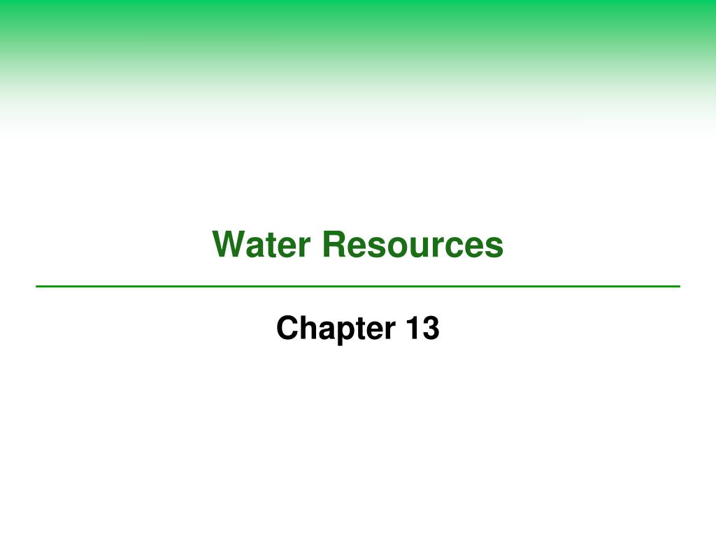 PPT - Water Resources PowerPoint Presentation, free download - ID:988646