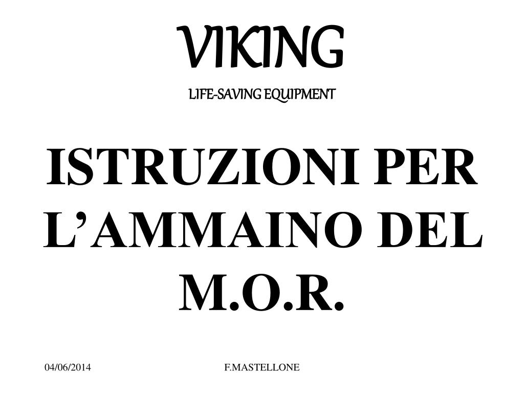 PPT - VIKING LIFE-SAVING EQUIPMENT PowerPoint Presentation, free ...