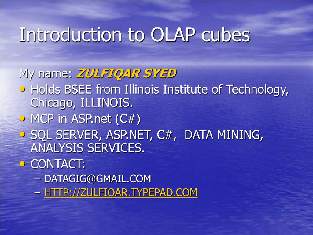PPT - Introduction to OLAP cubes PowerPoint Presentation, free download ...