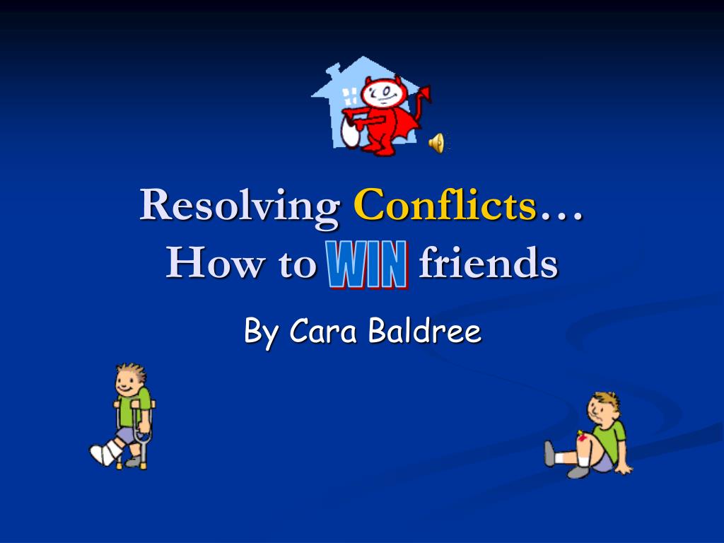 PPT - Resolving Conflicts … How to friends PowerPoint Presentation - ID ...