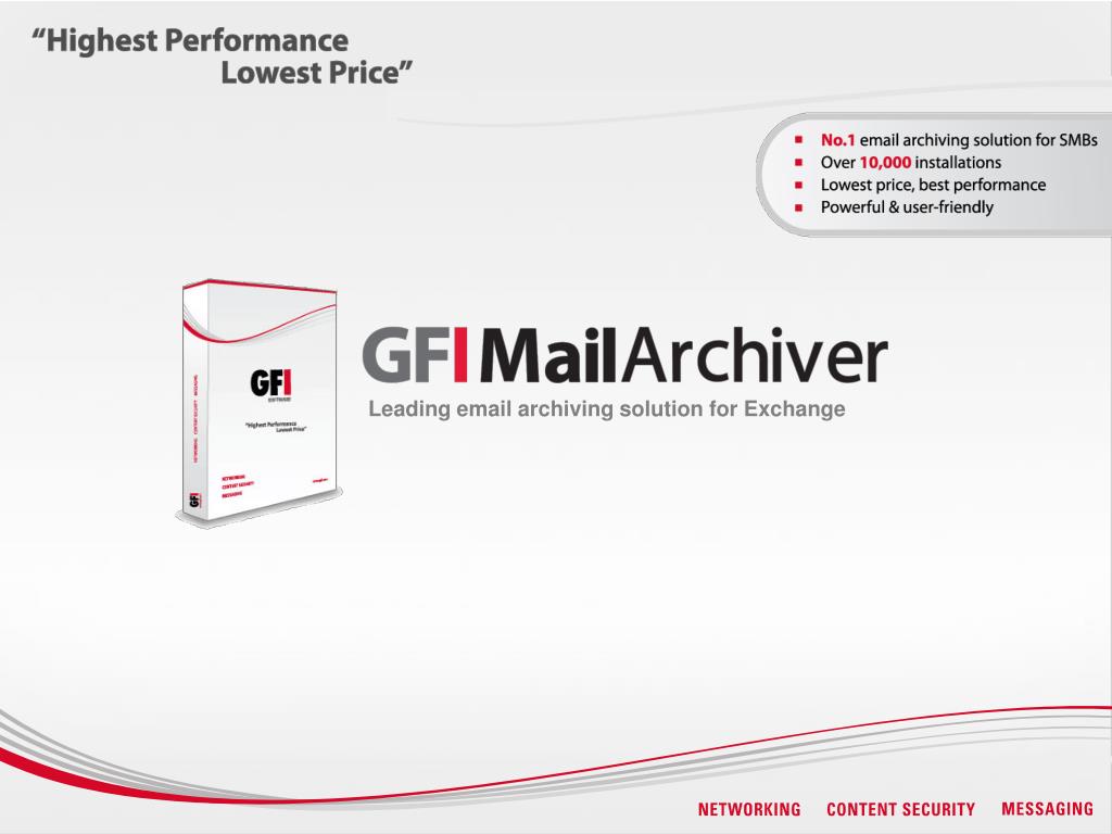 PPT - Leading email archiving solution for Exchange PowerPoint ...