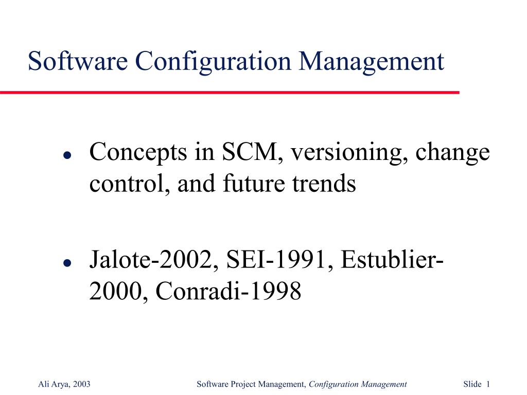 PPT - Software Configuration Management PowerPoint Presentation, free ...
