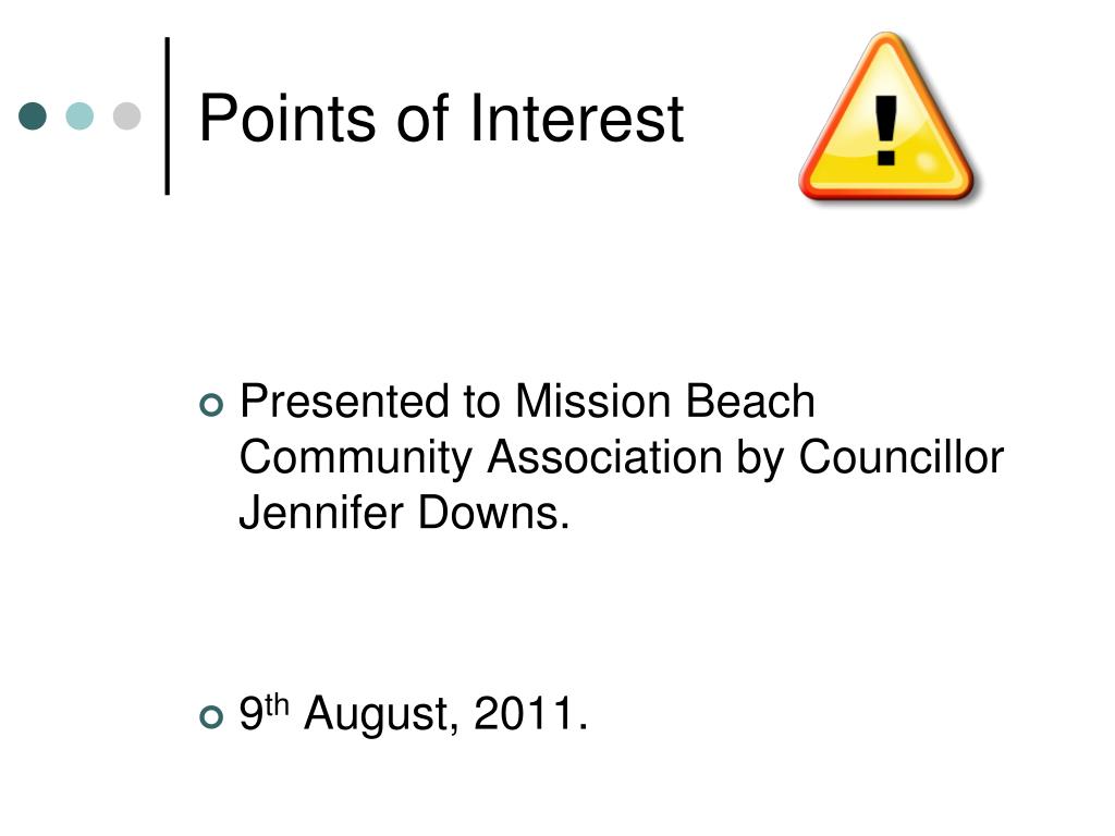PPT - Points of Interest PowerPoint Presentation, free download - ID:995578