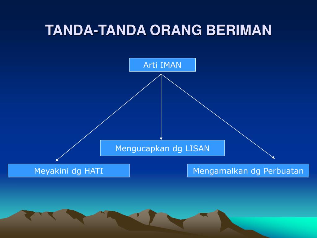 PPT - TANDA-TANDA ORANG BERIMAN PowerPoint Presentation, free download ...