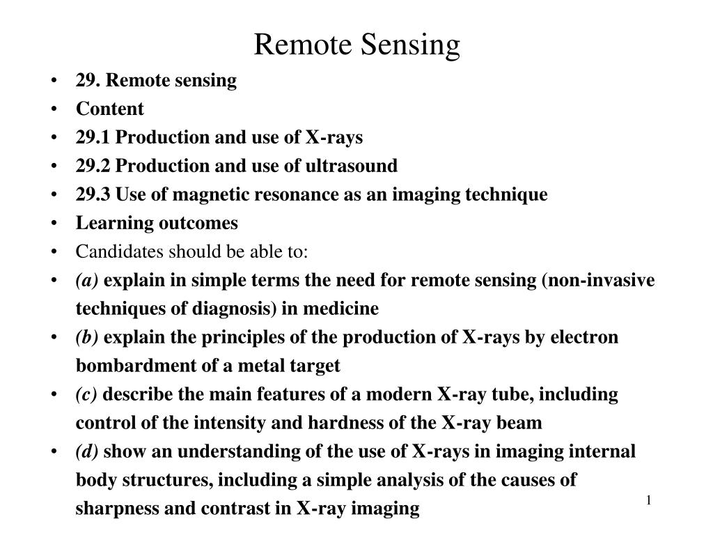 PPT - Remote Sensing PowerPoint Presentation, free download - ID:997668