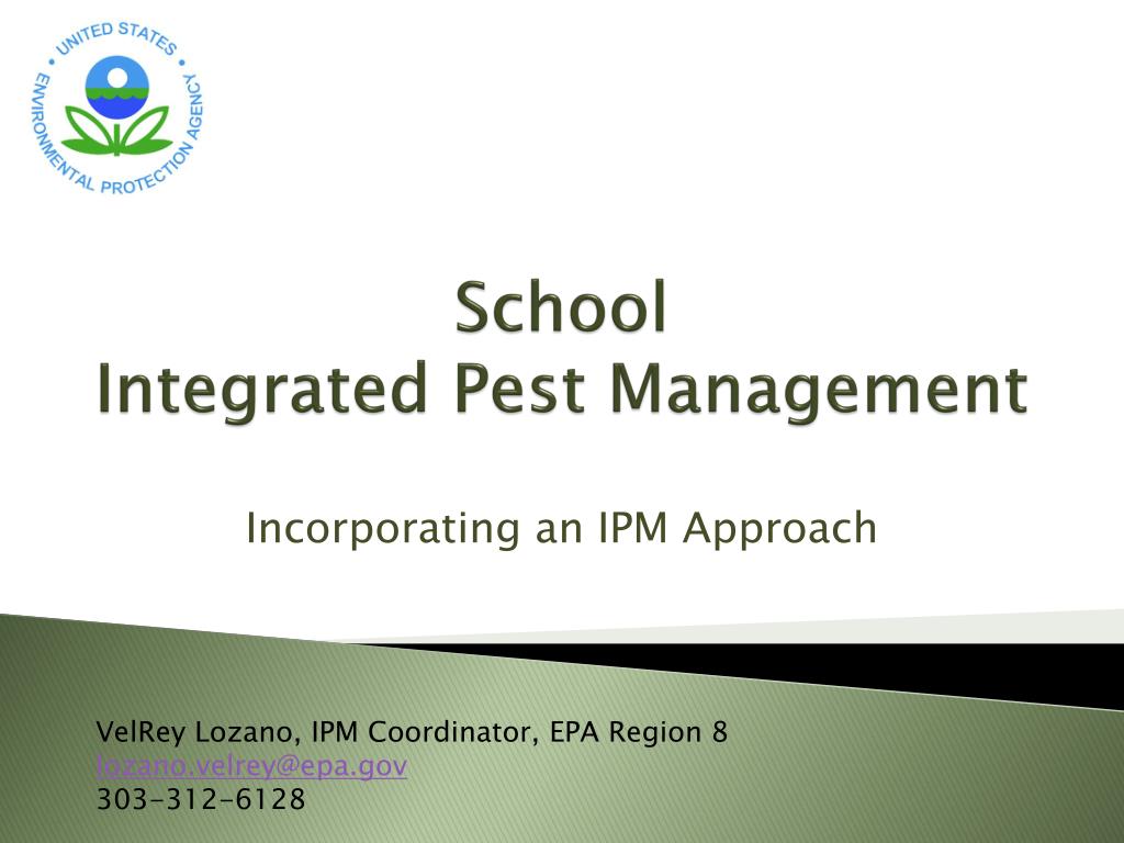 PPT - School Integrated Pest Management PowerPoint Presentation, free ...